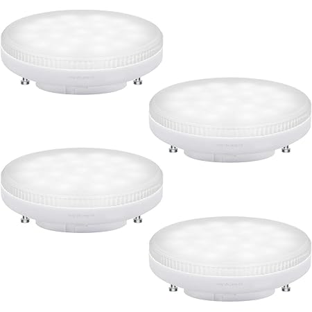 Long Life Lamp Company 2 Pack 7w LED GX53 Light Bulb Cool White ...