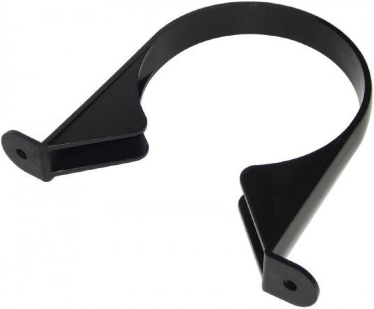 FLOPLAST Black 68mm Round Gutter Pipe Clip - Bag of 5 : Amazon.co.uk ...