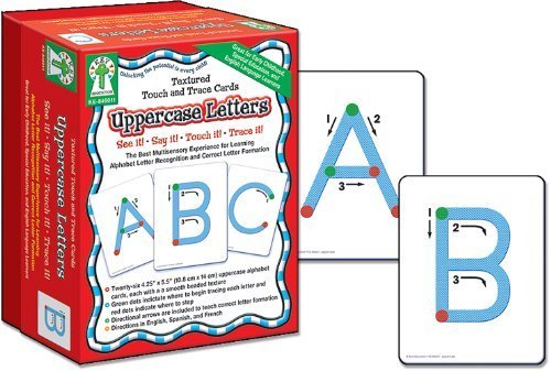 Textured Touch and Trace: Uppercase: The Best Multisensory Experience ...