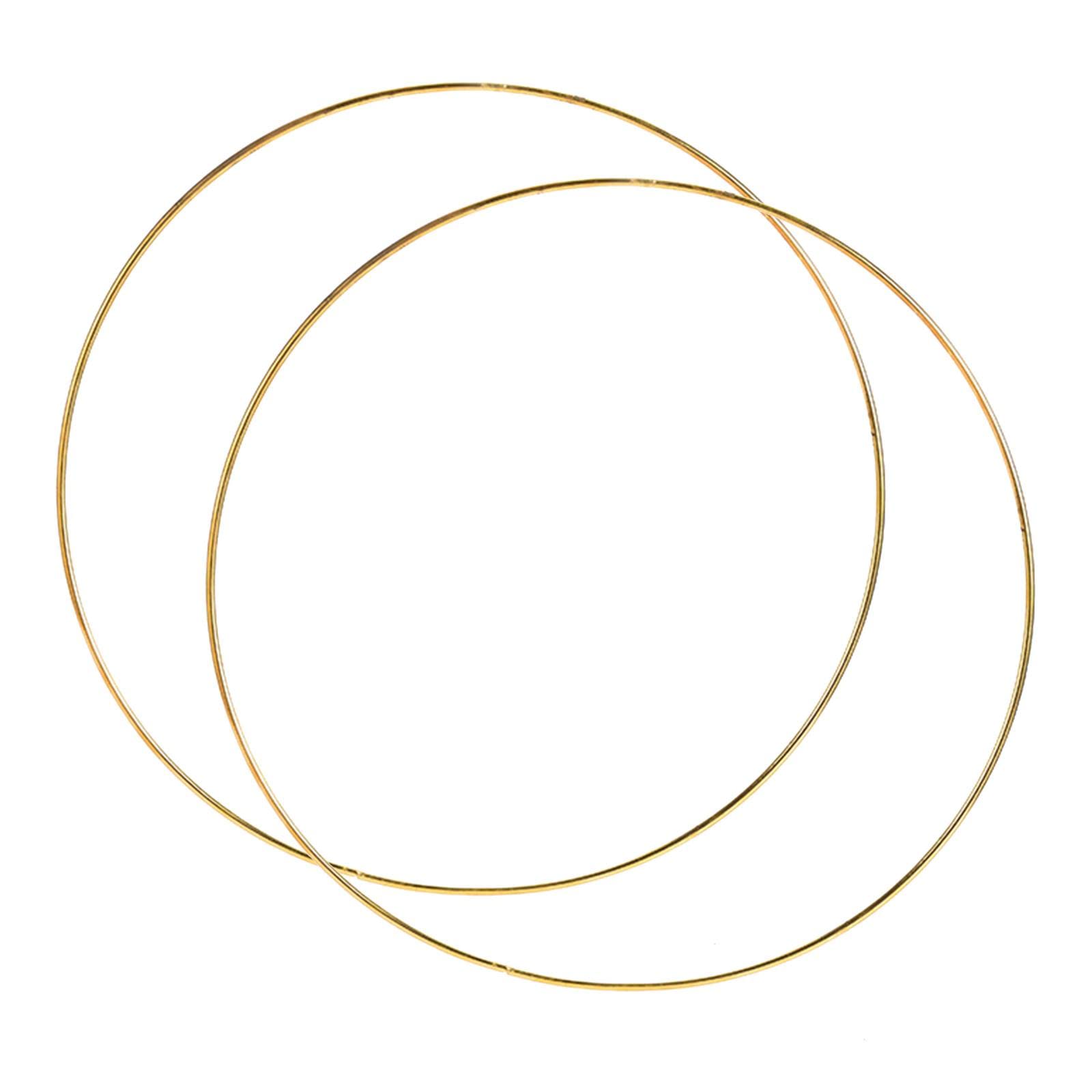 Amazon.com: 2 Packaging Large Floral Metal Rings for DIY Wedding Decor ...