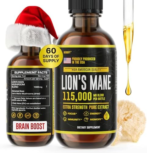 Amazon.com: Wave Drops Lion's Mane Liquid Drops Lions Mane Supplement ...