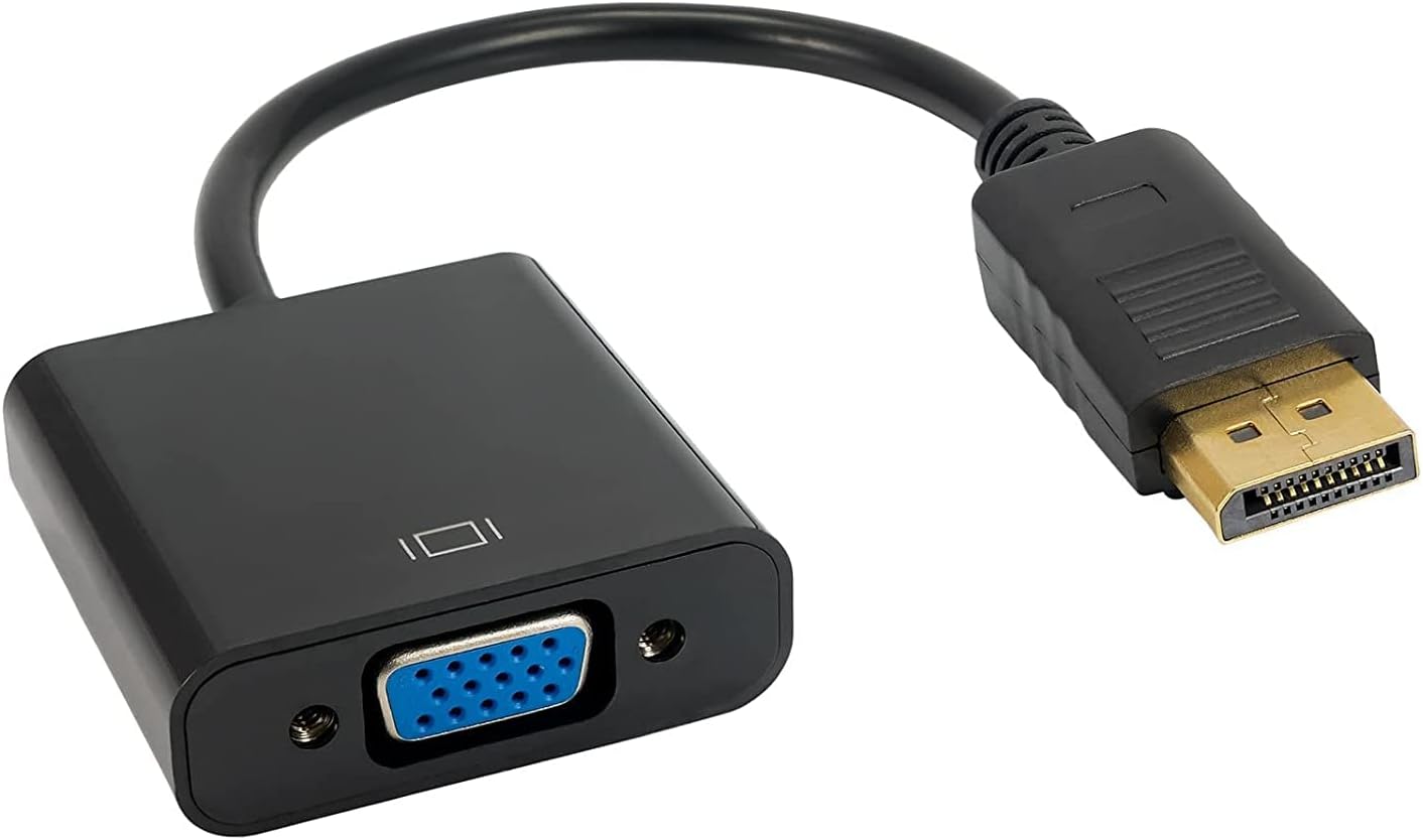 AmazonBasics DisplayPort to VGA Display Monitor Adapter, 5-Pack ...