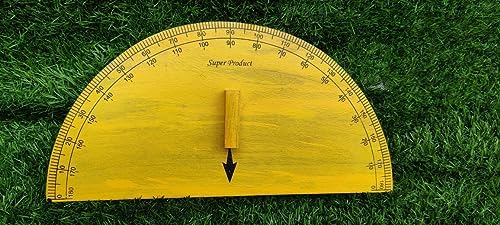 Harfi works Geometry Box Wooden for Teachers (PROTRACTOR (12 inch ...