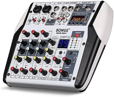 Amazon.com: Pyle Professional Wireless DJ Audio Mixer- 3-Channel ...