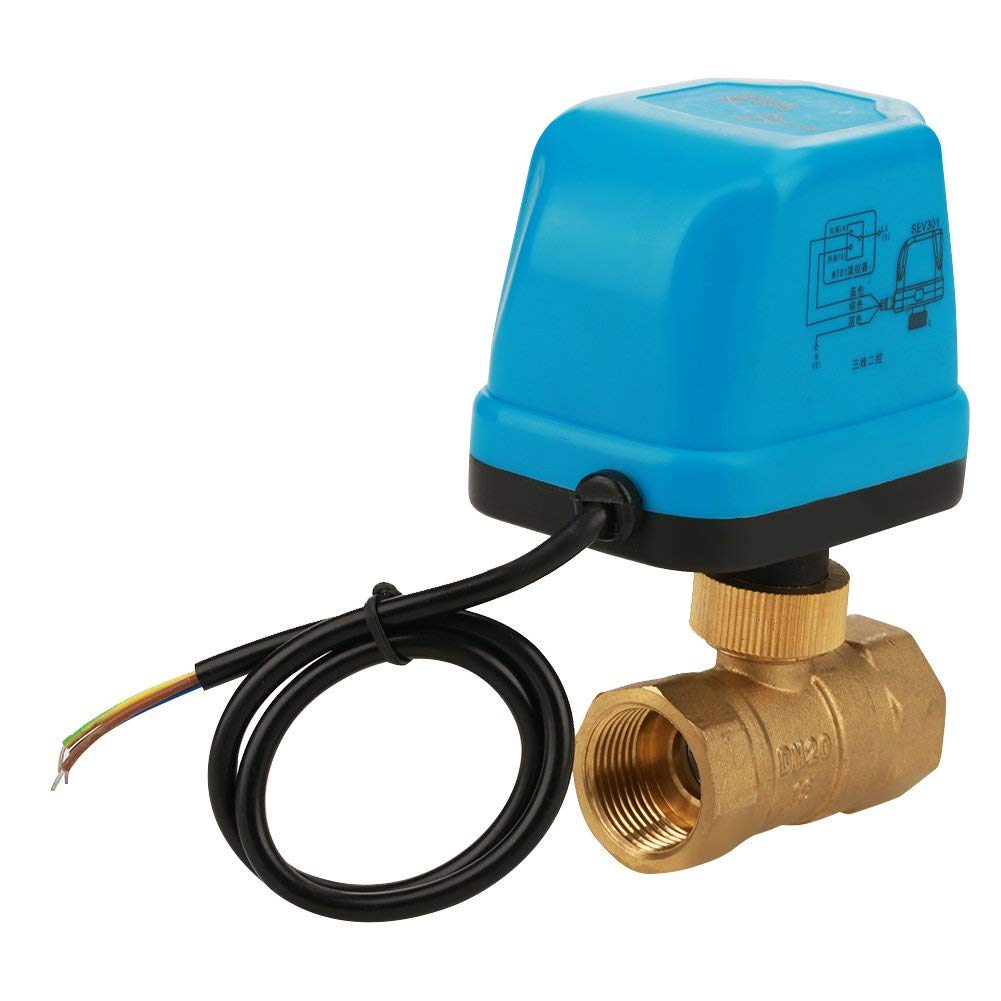 Buy Motorized Ball Valve- AC 220V Ball Valve Motorized Valve Electrical ...