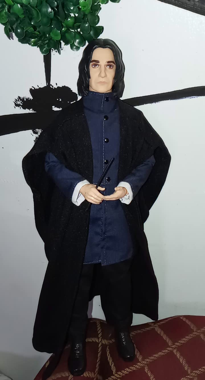 $4/mo - Finance Harry Potter Collectible Severus Snape Doll (~12-inch) Wearing Black Coat Jacket ...
