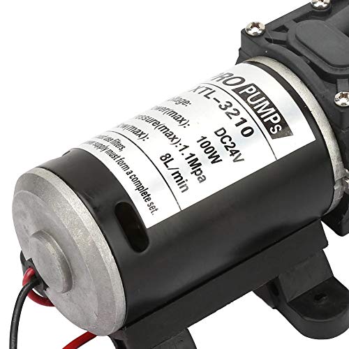 Diaphragm Pump Self Priming 24V 100W High Pressure Electric Diaphragm ...