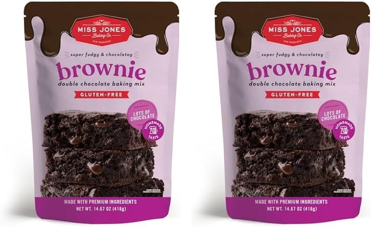 Amazon.com : Miss Jones Baking Brownie Mix - Whole Grains, More ...