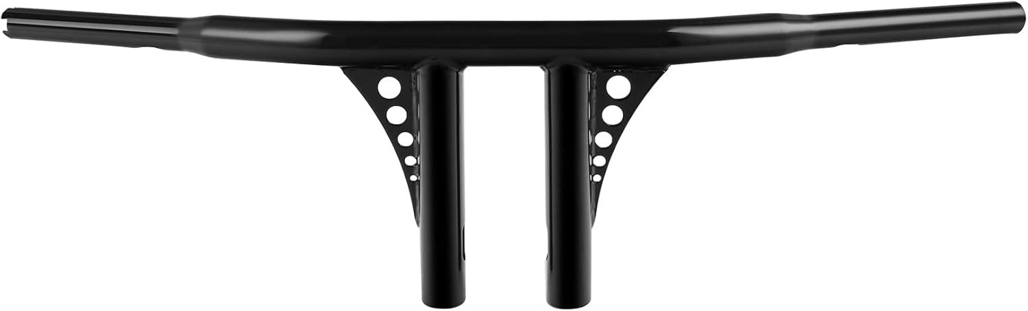 Amazon.com: TCT-MOTORPARTS Black 8" Rise T-Bar Handlebar Fit For Harley ...