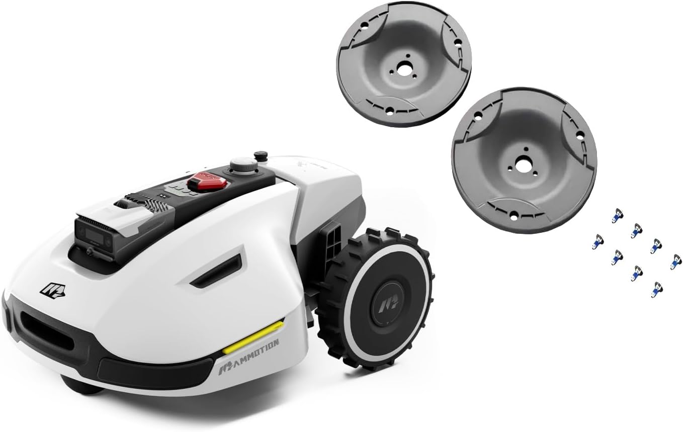 Amazon.com: YUKA 1500 Robot Lawn Mower & Cutting Dics : Patio, Lawn ...