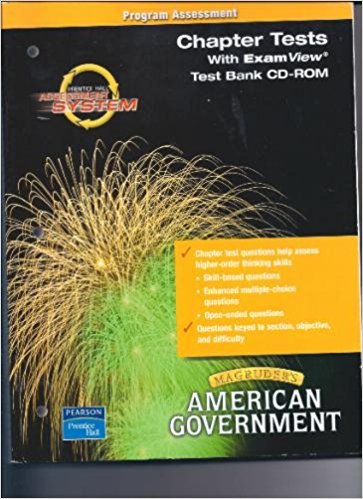 Magruder's American Government Chapter Tests Booklet 2001c : Amazon.in ...