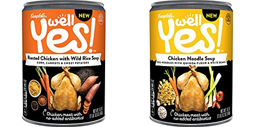 NEW TASTE CAMPBELL'S Well Yes! SOUPS CHICKEN VARIETY PACK (PACK OF 4 ...