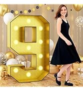 Amazon.com: Light Up Numbers 70, 4FT Light Up Numbers Number 70 Marquee ...