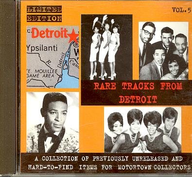 Amazon.com: Detroit Rare Tracks From, Vol. 5: 0786845014524: Various ...
