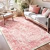 Amazon.com: MUJOO Pink Rugs for Bedroom 5x7 Area Rugs Girls Boho Rugs ...