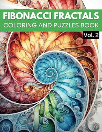 Amazon.com: Fibonacci Fractals: Coloring and Puzzles Book (Vol. 2 ...