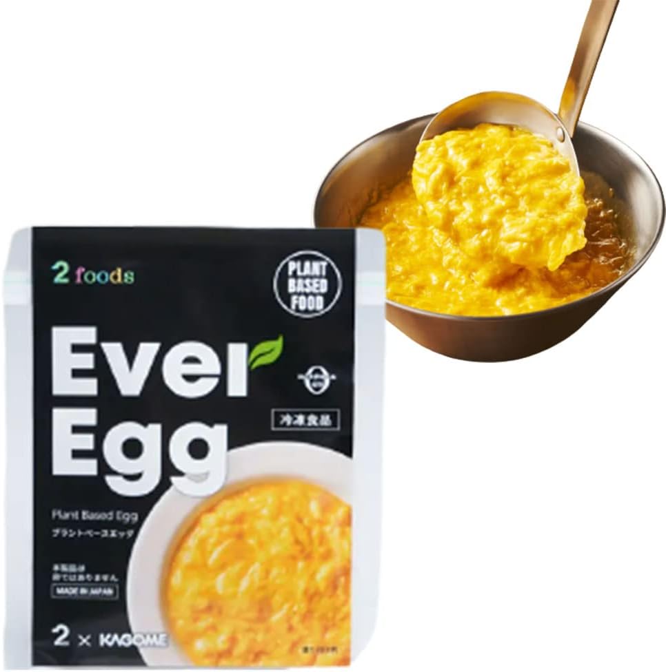 Amazon.co.jp: 2foods カゴメ エバーエッグ 130g×1袋 冷凍 動物性原料不配合 卵 たまご 代用 トゥーフーズ EverEgg ふわとろ カンブリア宮殿 : 食品・飲料・お酒