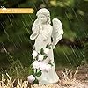 Amazon.com: AIMESINO Garden Angel Outdoor Statue & Sculpture: Solar ...