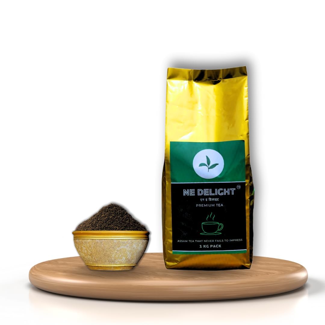 NE DELIGHT Assam Black Tea Combo Pack of 1-1kg - Premium Strong Chai ...