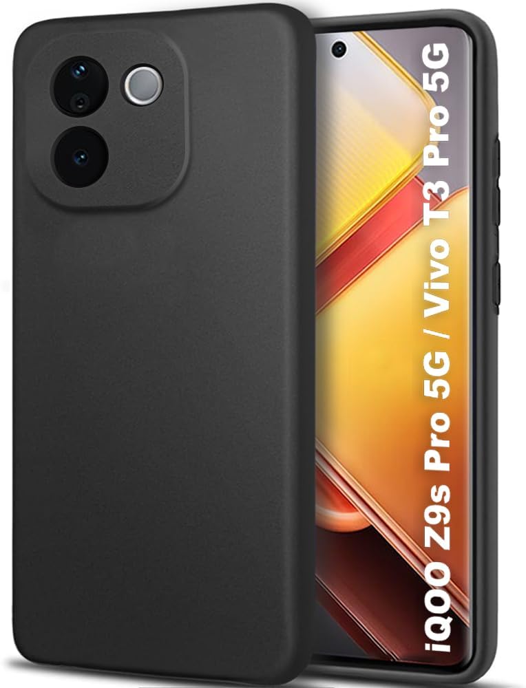 Designerz hub® iQOO Z9s Pro 5G / Vivo T3 Pro 5G Back Cover | Soft ...
