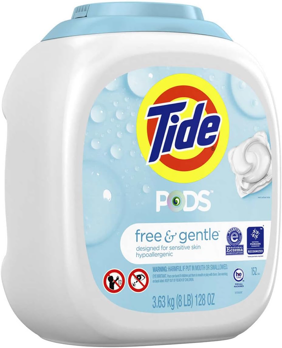 Amazon.com: Tide Pods Free and Gentle 152 Pacs : Health & Household