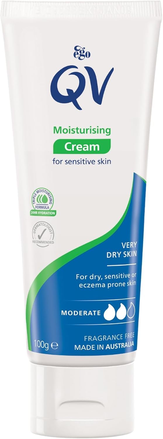 Amazon.com : QV Cream with 10% Glycerin (100g) Rich Protective ...