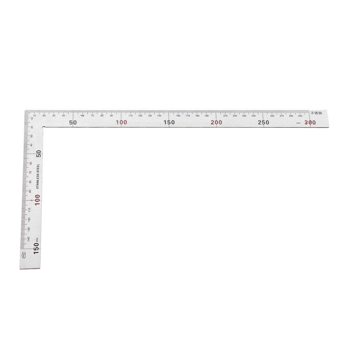 uxcell L Square 150x300mm Stainless Steel Framing Square 90 Degree ...