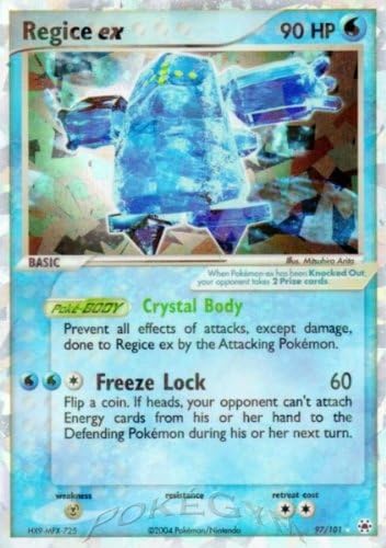 Regice ex - EX Hidden Legends - 97 [Toy] : Amazon.co.uk: Toys & Games