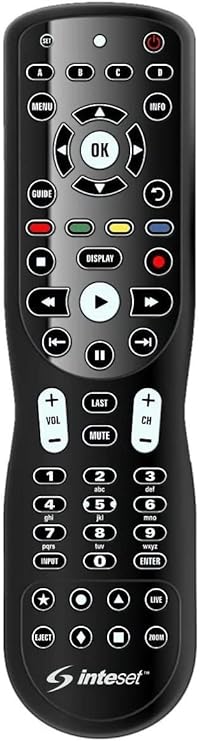 Amazon.com: Inteset 4 in 1 Universal Backlit IR Learning Remote for use ...
