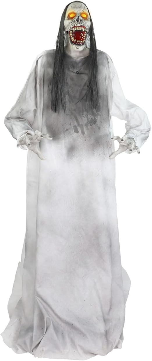Amazon Haunted Hill Farm 5 9 Ft Animatronic Lurching Woman By