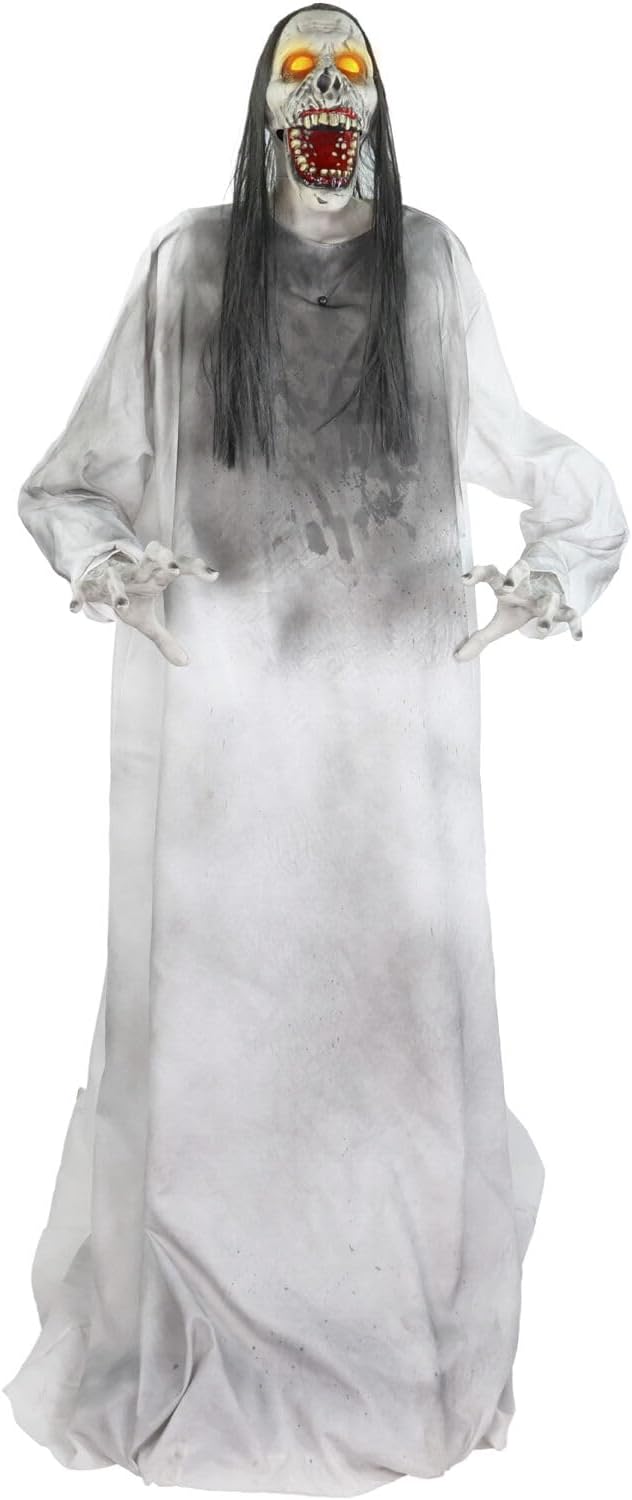 Amazon.com: Haunted Hill Farm 5.9 ft. Animatronic Lurching Woman by ...