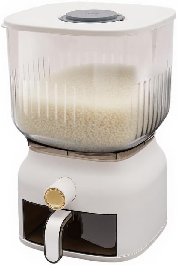 Amazon.com: Unndysrt 6KG Rice Dispenser, Large Sealed Grain Storage ...