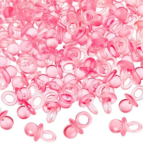 Amazon.com: Super Z Outlet Mini Acrylic Baby Pacifiers for Baby Shower ...