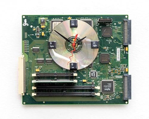 Amazon.com: Computer circuitboard Clock, PC, Geek, nerd, repurpose ...