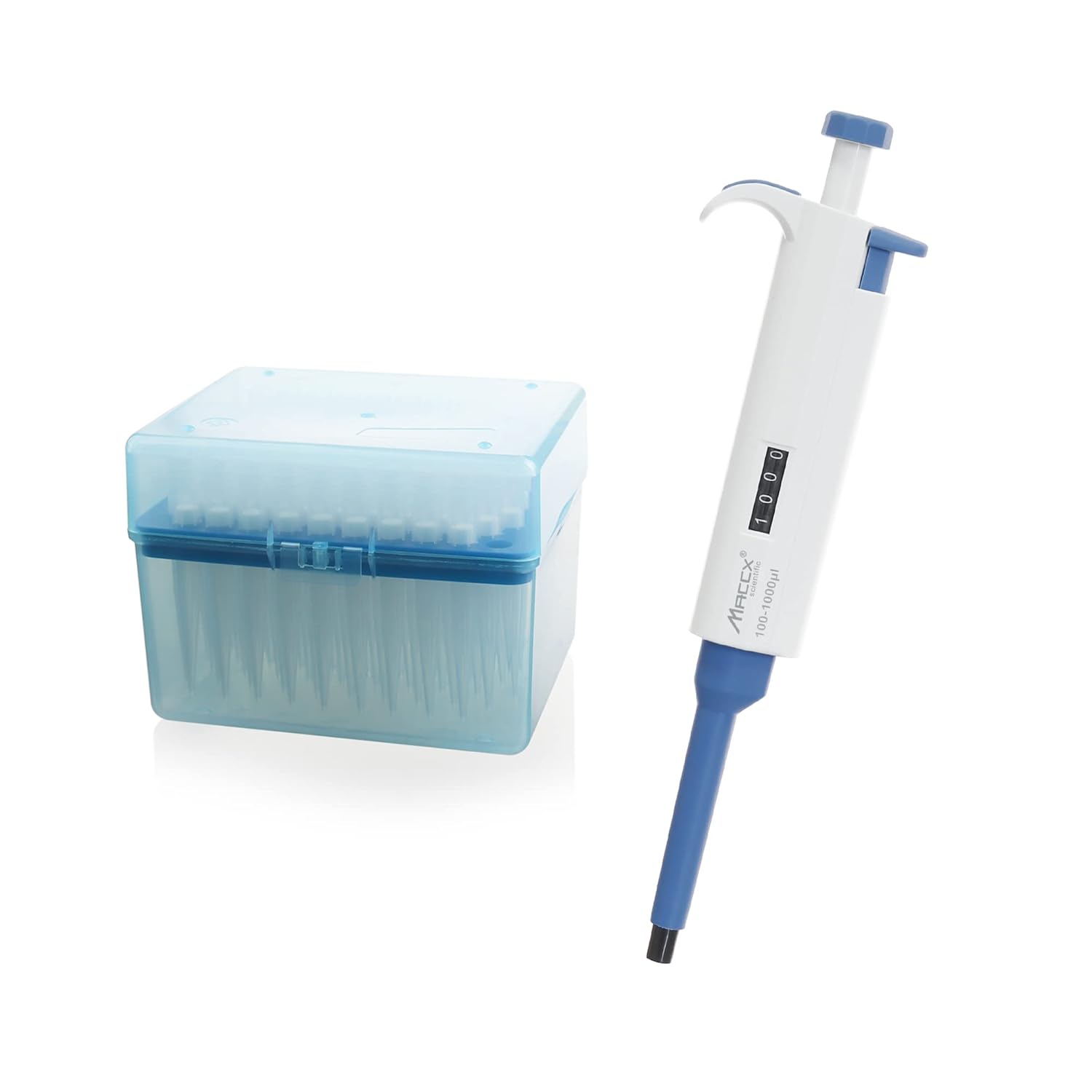 Maccx Micropipette and Filtering Pipette Tips Set, 1 pc of Single ...