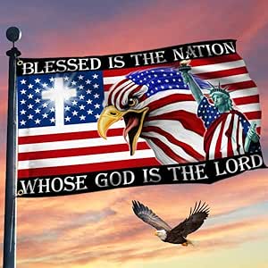 Amazon.com : American Flag Freedom Grommet Flag One Nation Under God ...
