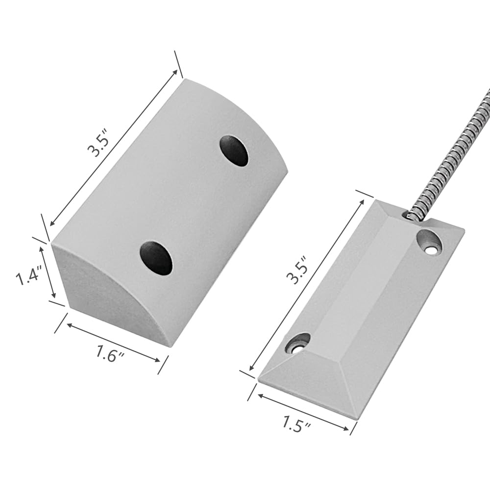 Snapklik.com : Overhead Wired Garage Door Contacts Magnetic Switch For ...