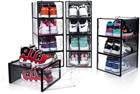 Amazon.com: 【XX-Large Hard & Durable】7 Packs Clear Plastic Stackable ...