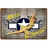 Amazon.com: TYmall Miss Behavin', Aviation Pin Up Nose Art 12X16 Inches ...