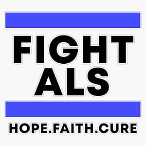 Amazon.com: Fight ALS Hope Faith Cure Sticker Vinyl Decal Car Laptop ...