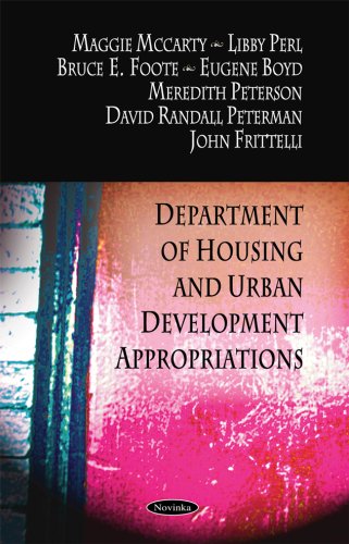 Department of Housing and Urban Development Appropriations: Mccarty ...