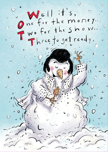 Elvis Snowman Boxed Holiday Cards: Sellers Publishing: 9781416201267 ...