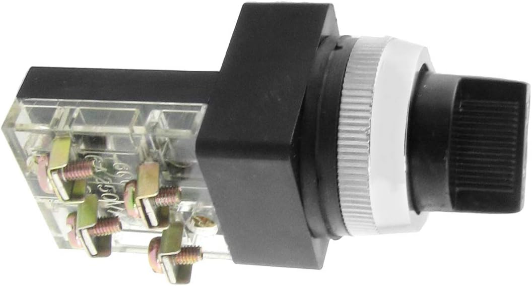 Amazon.com: Aexit On/Off/On Locking Switches Three 3 Position Rotary ...