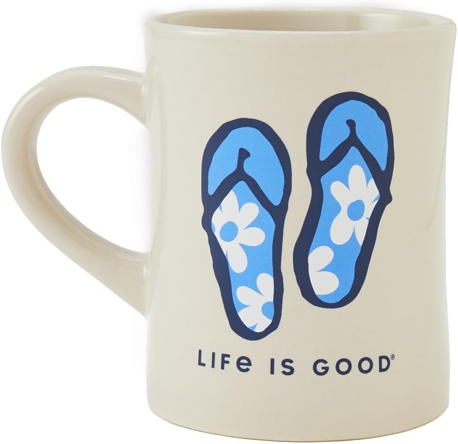 Amazon.com | Life is Good. Diner Mug Keep it Simple Wine and Bone, Bone ...