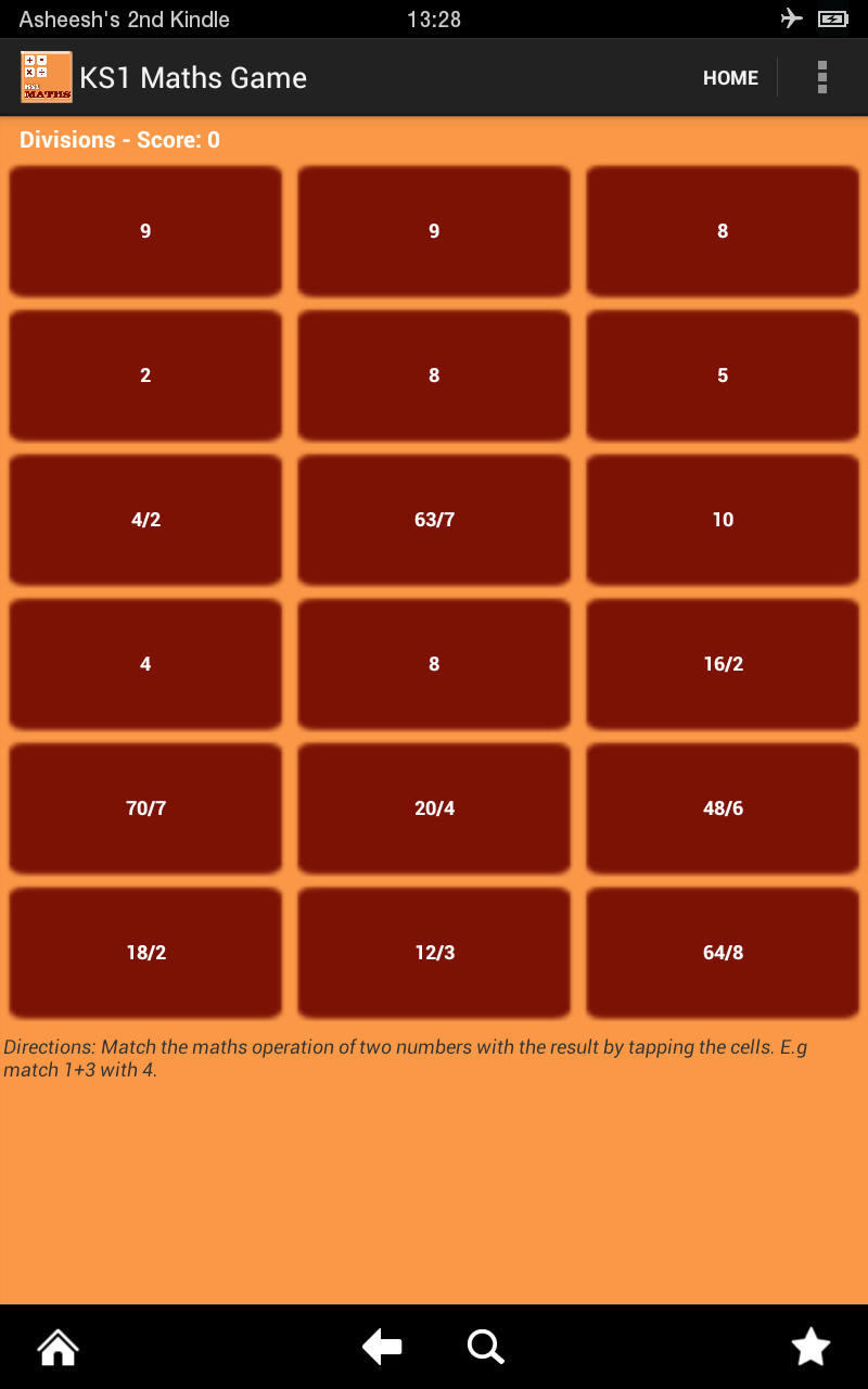 Key Stage 1(KS1) Maths Game - App on the Amazon Appstore