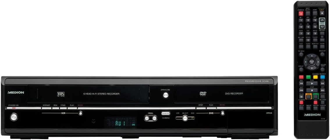 MEDION Life DVD-Rekorder Schwarz - DVD-Player (DIVX,MPEG4,XVID, MP3 ...