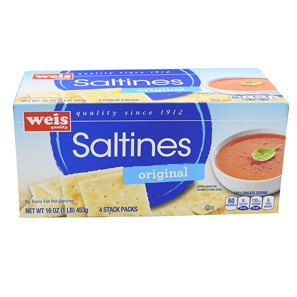 Amazon.com: Weis Quality, Cracker Original Saltines, 16 Ounce