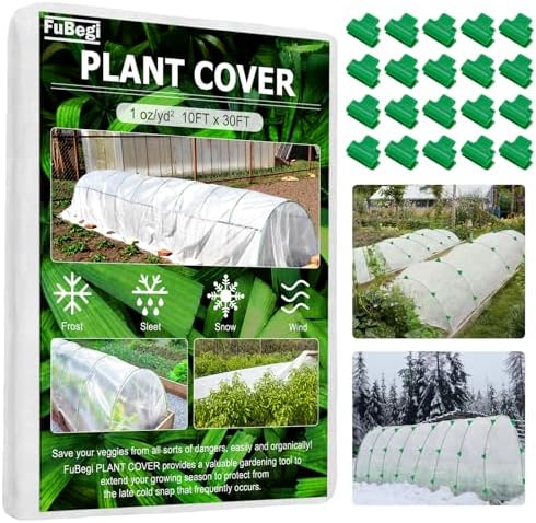 Amazon.com : Frost Cloth Cover for Outdoor Plants Freeze Frost ...