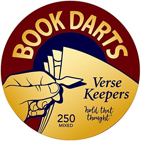 Verse Keeper Book Darts – Passage Marker Bookmarks (Tin of 250 MIXED ...