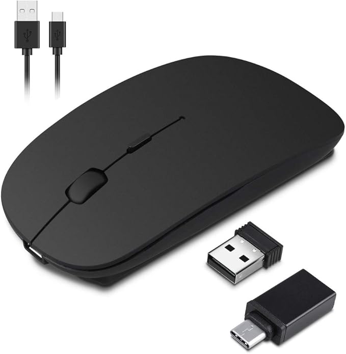 Furado Wireless Mouse 2.4G PC Mouse Rechargeable Mouse with USB Nano ...